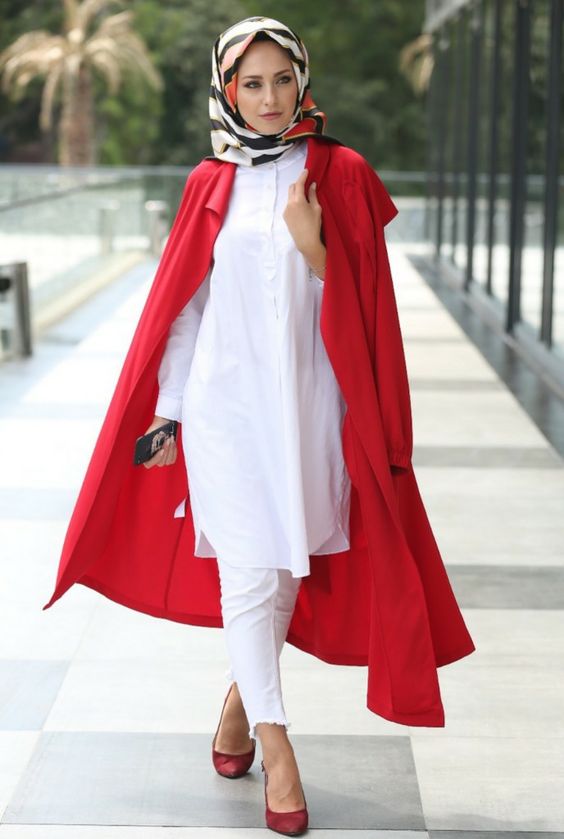 8 Trik Ootd Hijab Dan Busana Warna Merah Putih Biar Tak Norak Untuk 17