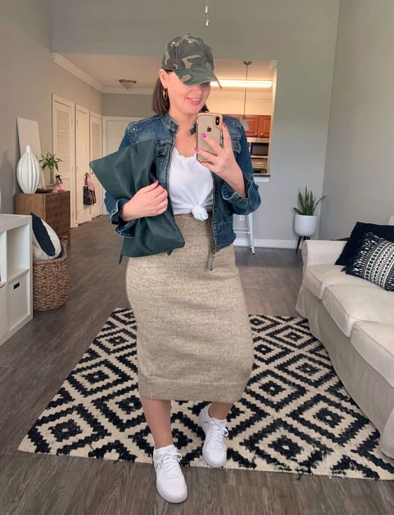 7 OOTD Rok Span Panjang Untuk Tubuh Pendek Dan Gemuk - Womantalk