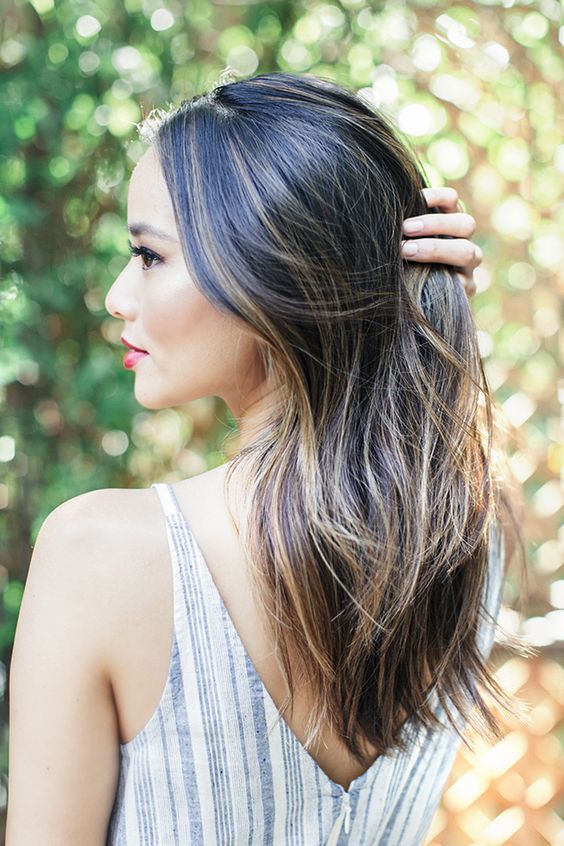 6 Warna Highlight Rambut Hitam Yang Cocok Untuk Warna Kulit Perempuan ...