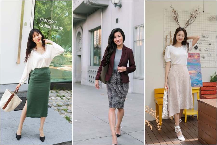 7 Model Rok Midi yang Cocok Untuk Perempuan Tubuh Mungil Agar Terlihat ...